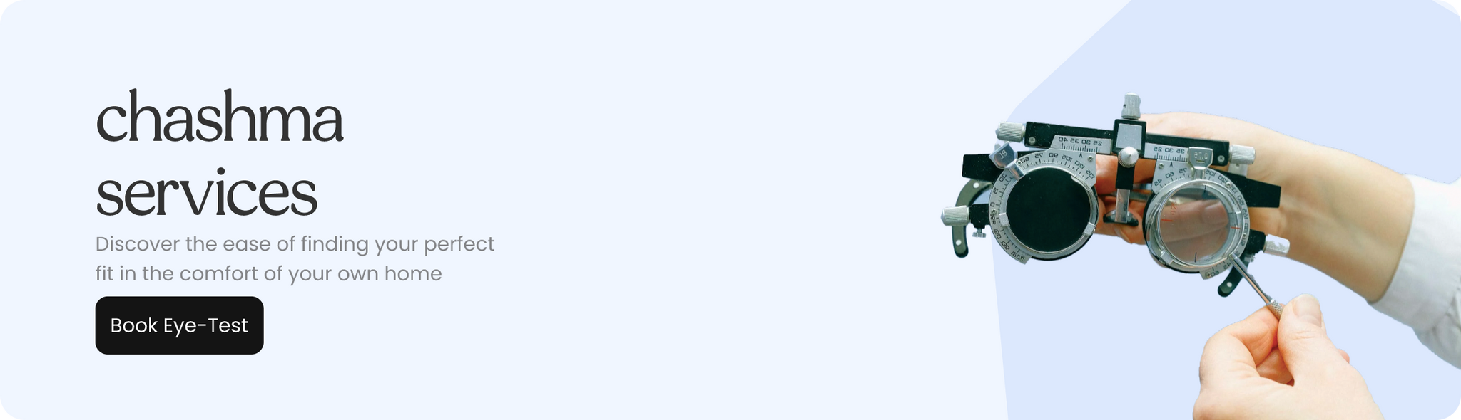 Book Home Eye Check-up & Frame Try-On | Chashma